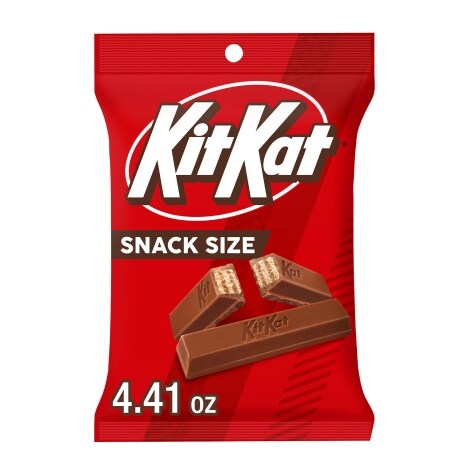 KIT KAT® Milk Chocolate, Individually Wrapped Snack Size Wafer Candy ...