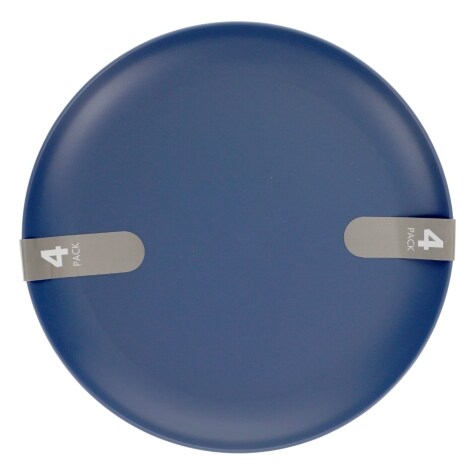 Navy Blue Plastic Plates, 4 pk.
