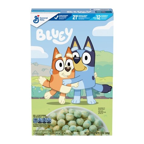 Bluey Cereal, Crispy Corn Cereal Puffs, 12 oz. | Family Dollar