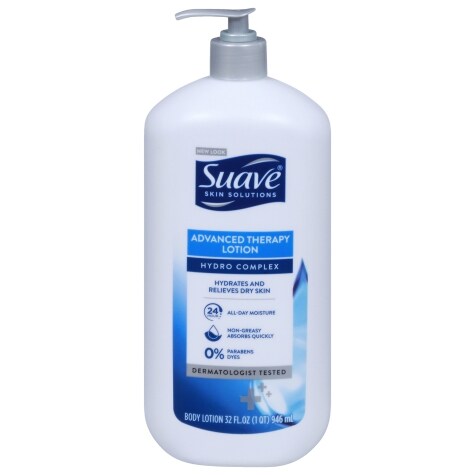 Suave Skin Solutions Body Lotion Advanced Therapy, 32 oz