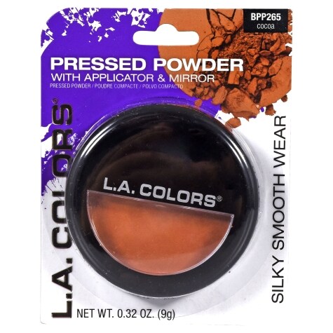 L.A. Colors Pressed Powder in Cocoa, .32 oz.
