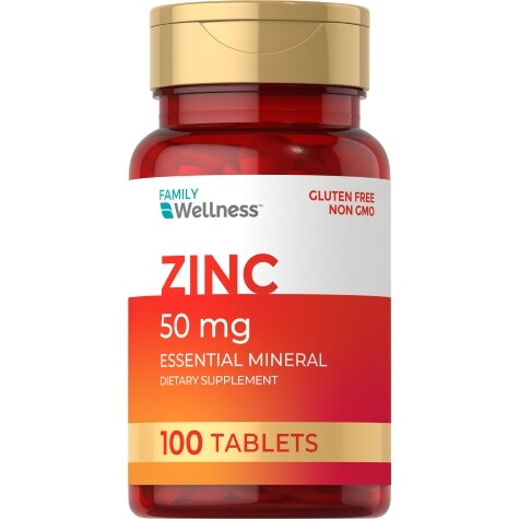 Family Wellness Zinc 50 mg Tablets, 100 ct. | Family Dollar