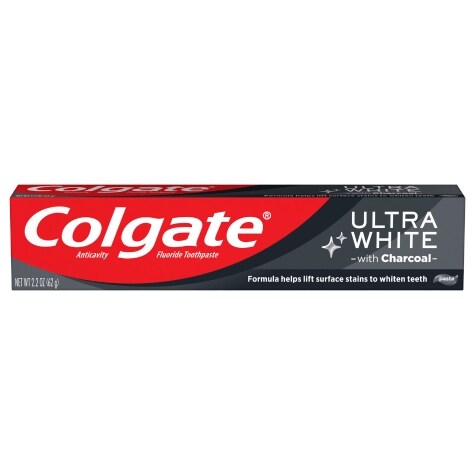 Colgate Ultra White with Charcoal Toothpaste- 2.2 Oz.