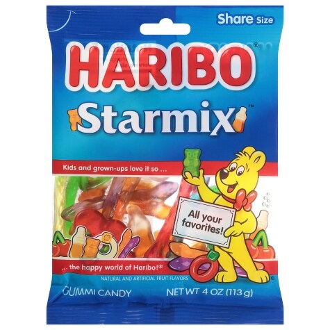 Haribo Starmix Share Size Gummi Candy 4 oz
