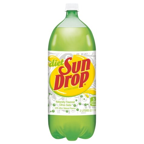 Diet Sun Drop Citrus Soda, 2 L bottle