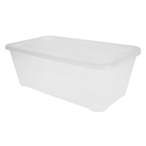 Bella Clear Storage Boxes, 6.25 qt.