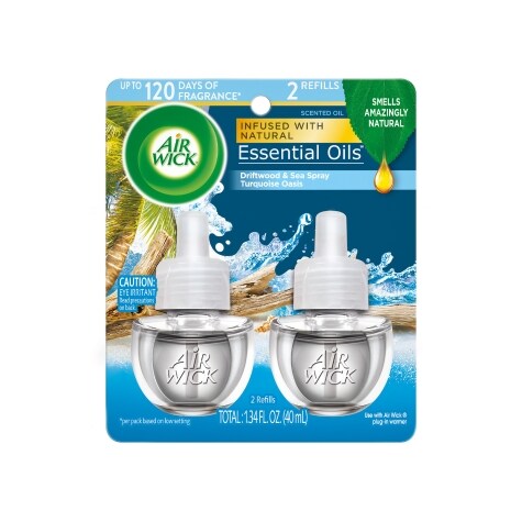 AIR WICK Scented Oil - Twin Refill Essential Oils™ Turquoise Oasis ...