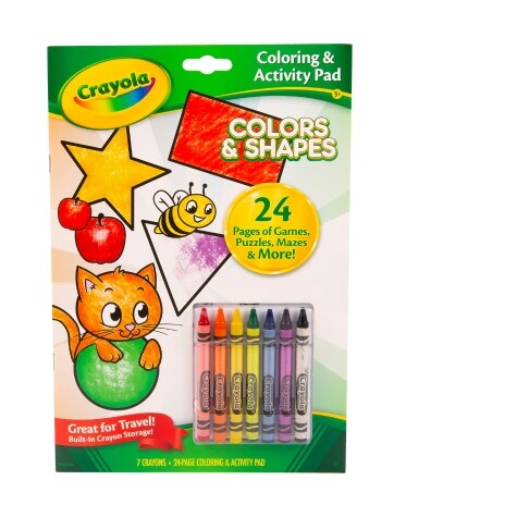 Color & Activity Book w/Crayons, Color/Shapes | Family Dollar