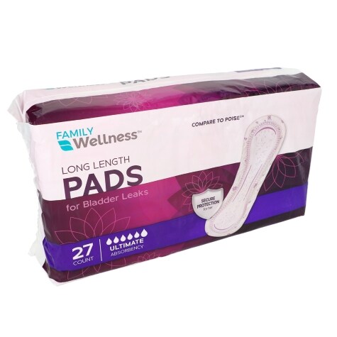 Fiore Long Ultimate Absorbency Pads, 27 ct. | Family Dollar