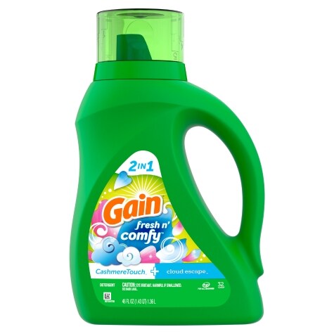 Gain Liquid Laundry Detergent, 32 Loads, Cloud Escape Scent with ...