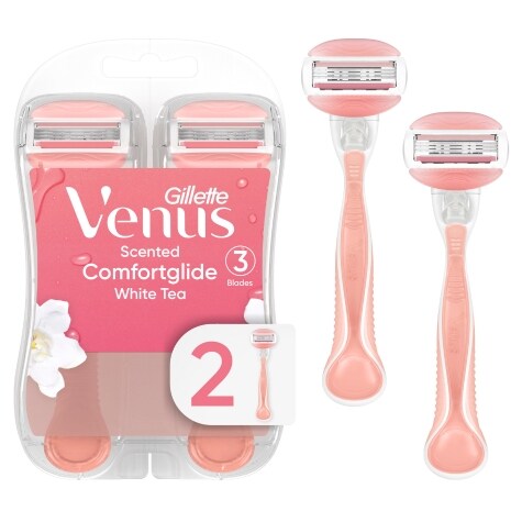 Gillette Venus ComfortGlide Women's Disposable Razors, 2 ct.