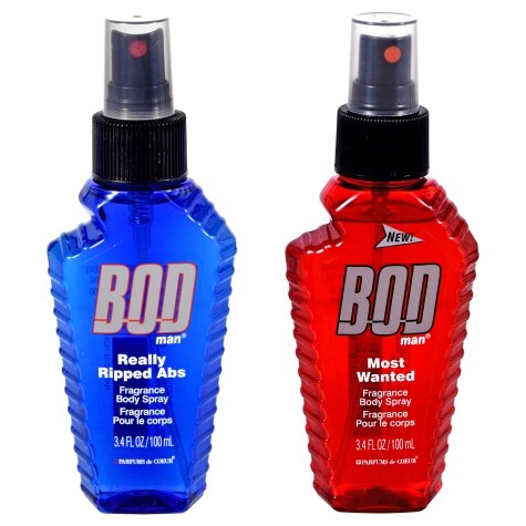 Bod Man Assorted Fragrance Body Sprays, 3.4 oz.