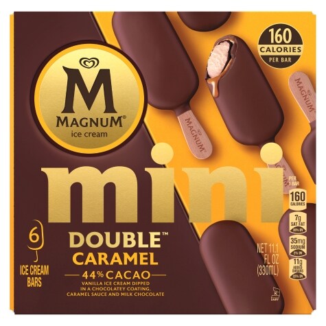 Magnum Mini Ice Cream Bars Double Caramel 11.1 oz