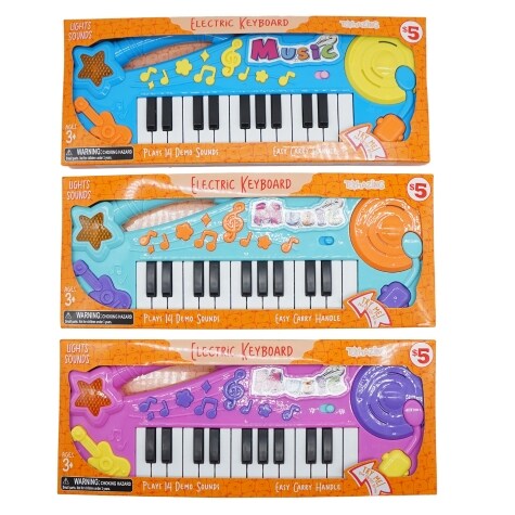 Toymazing Plastic Electric Keyboards, 14.8 in.