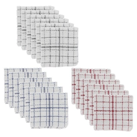 Family Chef Bleach-Friendly Dishcloths, 6 ct. | Family Dollar