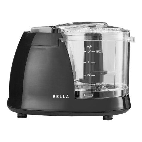 Bella Basics 1.5 Cup Black Mini Chopper