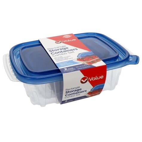 Value Combo Storage Container Sets, 2 pc.