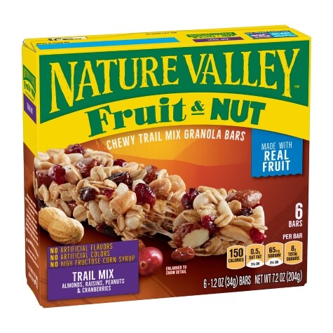 Nature Valley Fruit & Nut Trail Mix Bars, 6 ct.
