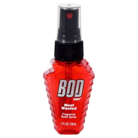Bod Man Most Wanted Body Spray, 1 oz.