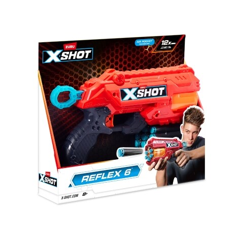 Zuru X-Shot Reflex 6 Toy Dart Gun, 1-ct. Box