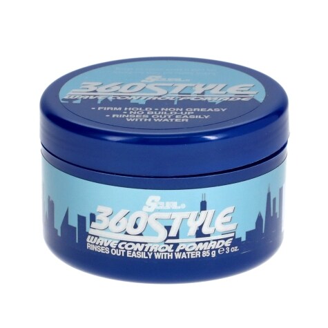 S Curl 360 Style Wave Control Pomade, 3 oz.