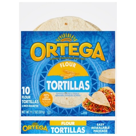 Ortega Flour Tortillas 6 inch | Family Dollar