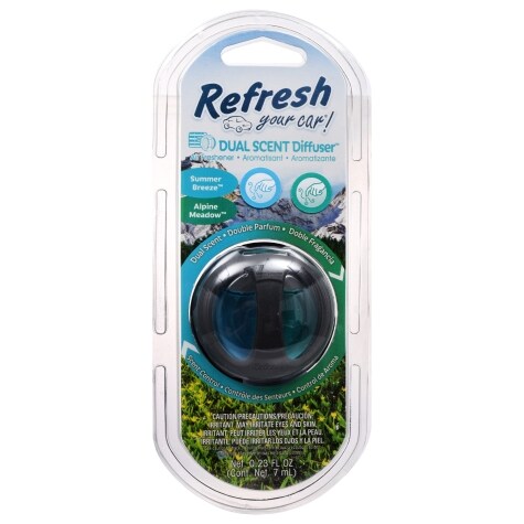 Refresh Your Car! Dual Scent Diffuser, .23 fl.oz.