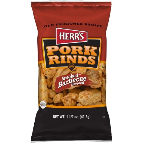 Herr's Smoked Barbecue Flavored Pork Rinds 1.5 oz | Family Dollar
