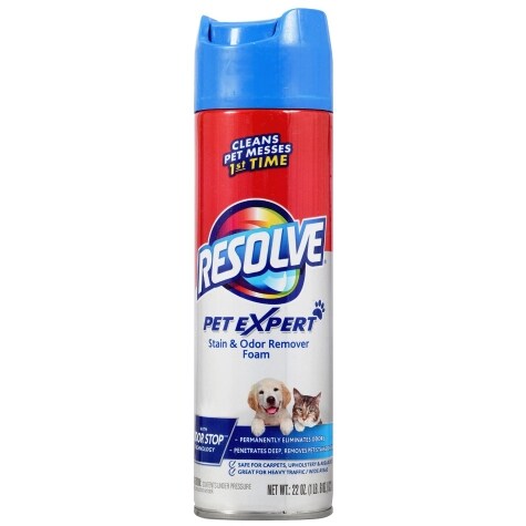 Resolve Pet Expert Stain & Odor Remover Foam, 22 oz.