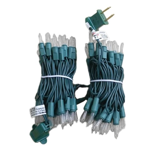 String-to-String Clear Mini Christmas Lights, 100-ct. Set