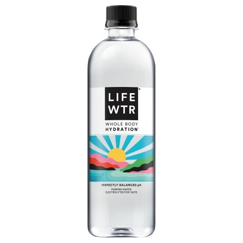 LIFEWTR Purified with Electrolytes Bottled Water, 20 fl oz.