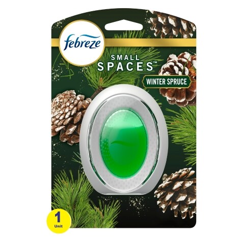 Febreze Small Spaces Holiday Air Freshener Winter Spruce Scent, .25 fl. oz.