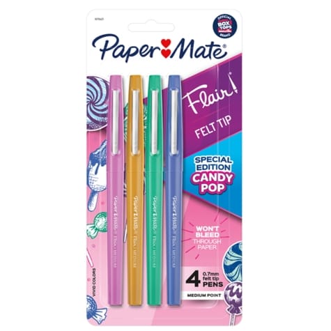 Paper Mate Flair Candy Pop Felt Tip Pens, 4-ct.