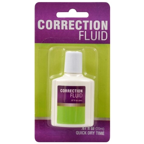 Correction Fluid, .67 oz.