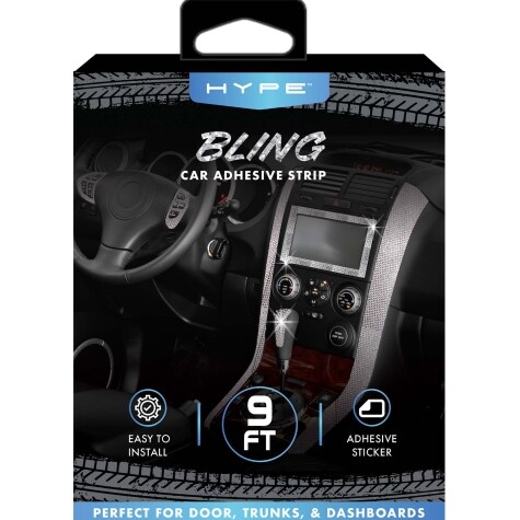 Hype Bling Car Adhesive Strip, 9 ft.