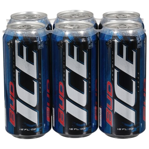 Bud Ice® Beer, 6 Pack 16 fl. oz. Cans