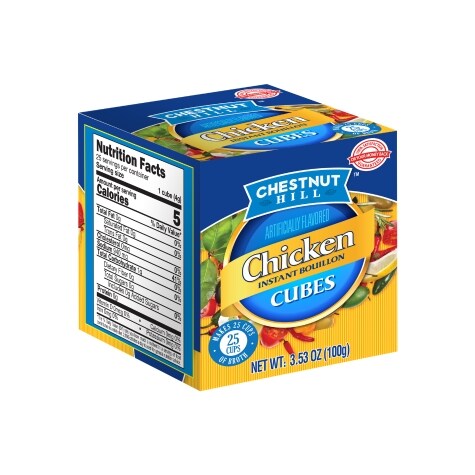 Chestnut Hill Instant Chicken Bullion Cubes, 25-ct.