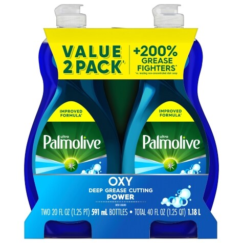 Palmolive Ultra Oxy Liquid Dish Soap, Power Degreaser, 20 fl oz Bottle ...