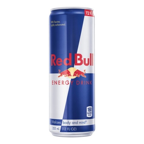 Red Bull Energy Drink, 114mg Caffeine, 12 fl oz Can