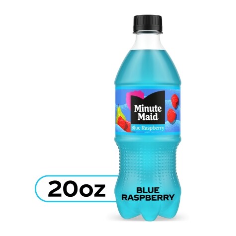 Minute Maid Blue Raspberry Juice Drink Bottle, 20 fl oz | Family Dollar