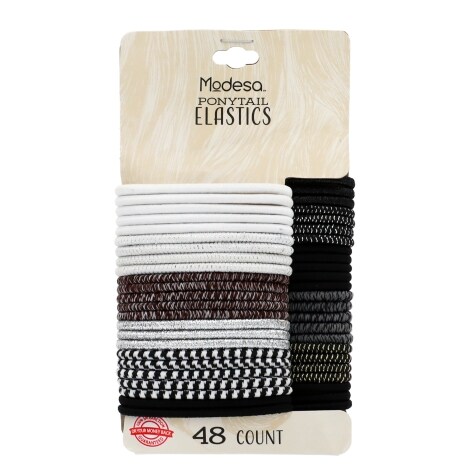 Modesa Ponytail Elastics, 48 ct.