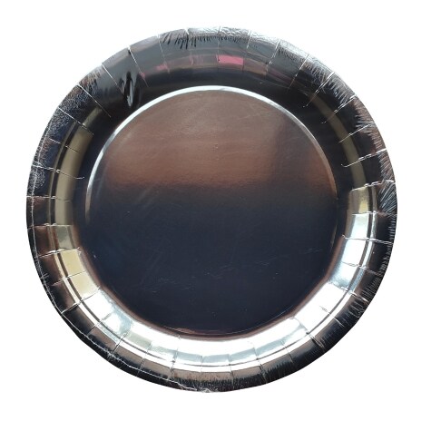 Paper Party Plates - Silver, 20 ct.