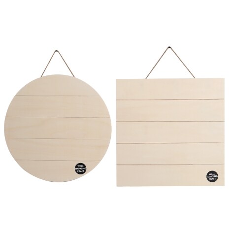 Diy wood hanging round pallet circle