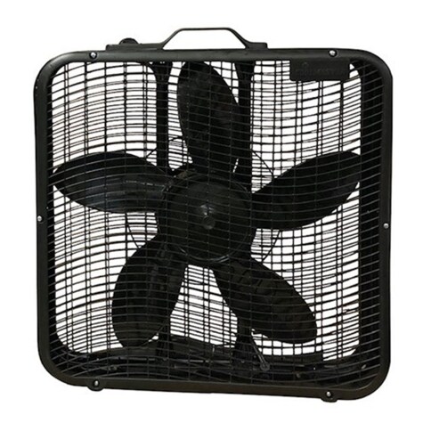 Cool Master Box Fan - Black, 23 in.