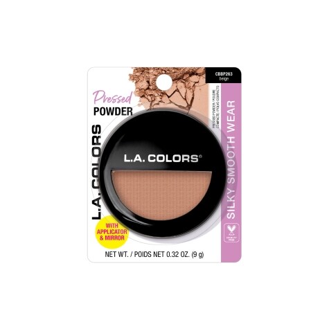 L.A. Colors Pressed Powder in Beige, .32 oz.