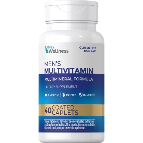 Family Wellness Complete Men's Multi Caplets, 40 ct. | Family Dollar