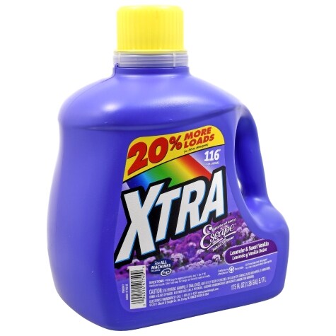 Xtra Lavender & Vanilla Laundry Detergent, 175 oz.
