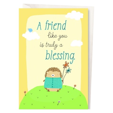 View Sentimental Studios Hedgehog Friendship Card