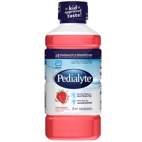 Pedialyte Electrolyte Solution Strawberry, 1 ct.