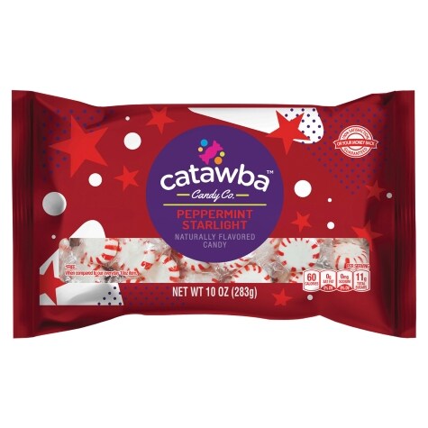 Catawba Candy Co. Peppermint Starlight Naturally Flavored Candy, 10-oz ...